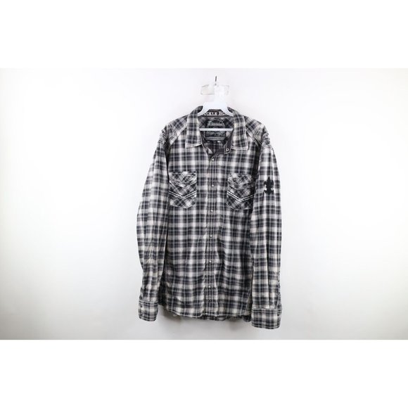 Buckle | Shirts | Buckle Black Label Mens Xl Athletic Fit Thick Stitch ...